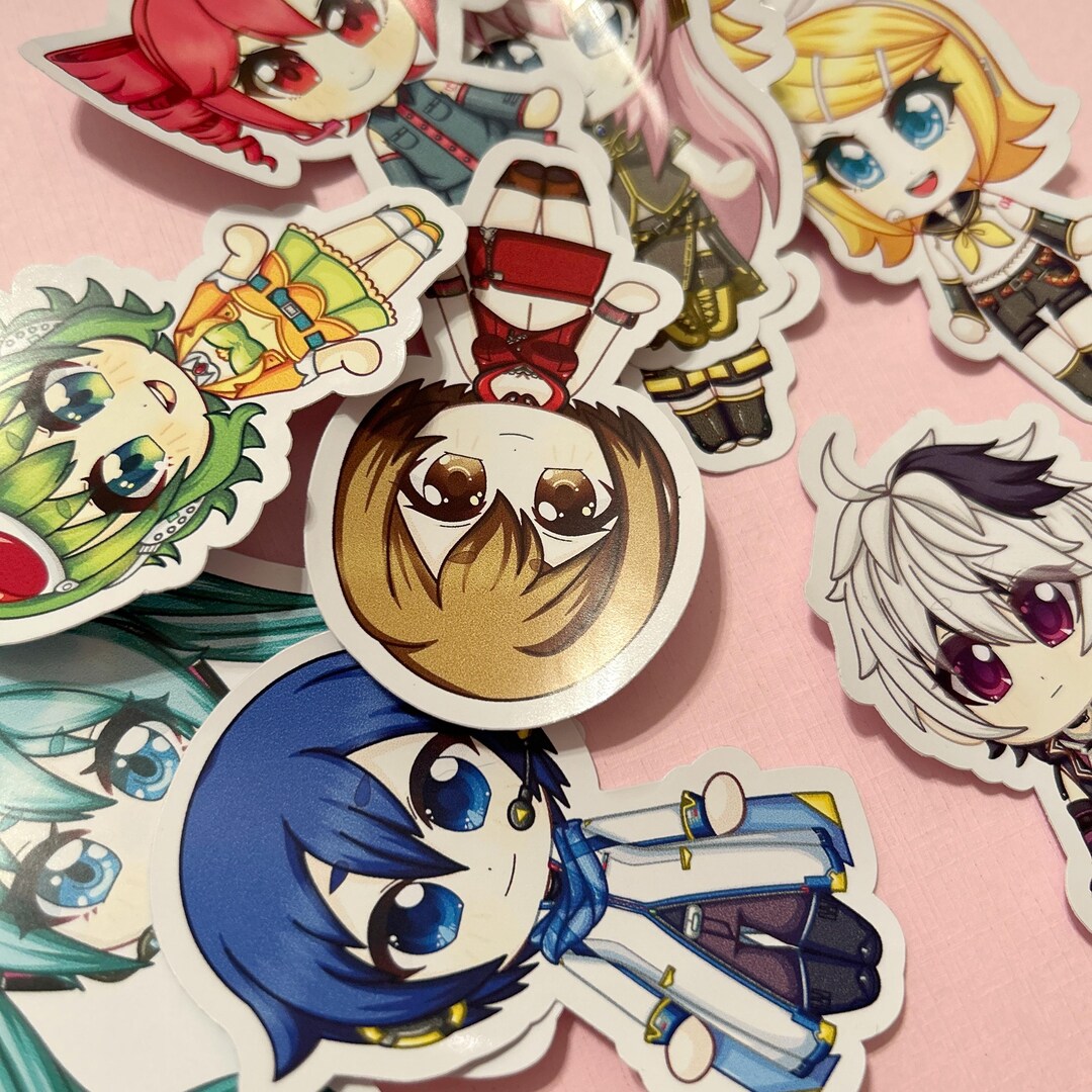 Vocaloid Virtual Singers Chibi Stickers IN STOCK - Etsy
