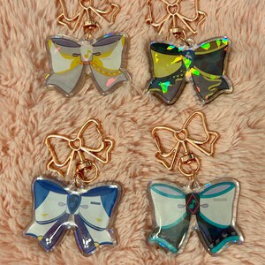 PREORDER Virtual Singer VOCALOID Acrylic Ribbon Charms - Etsy
