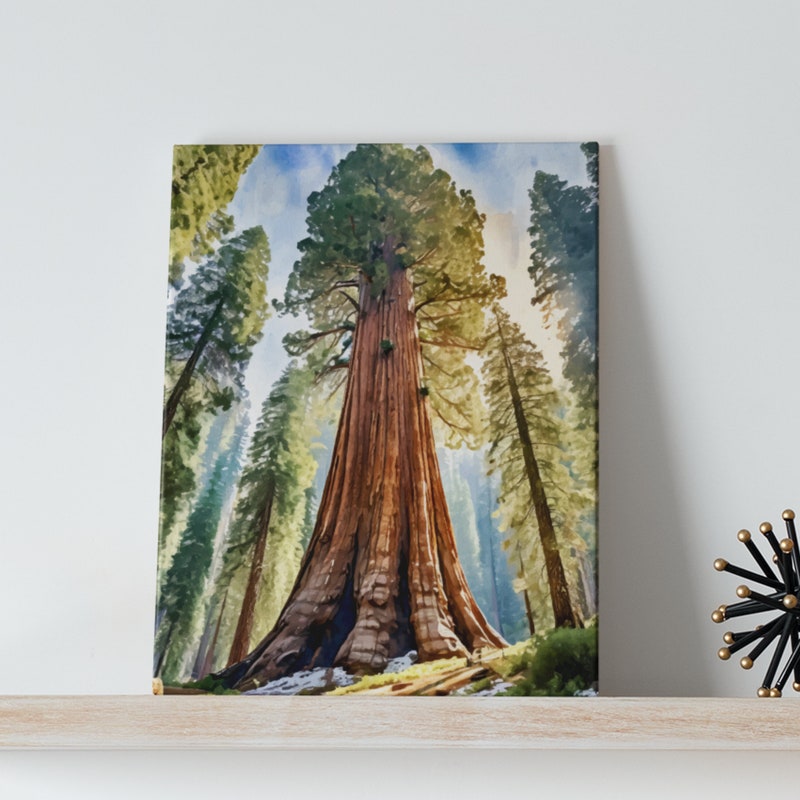 General Sherman Tree Art - Etsy UK