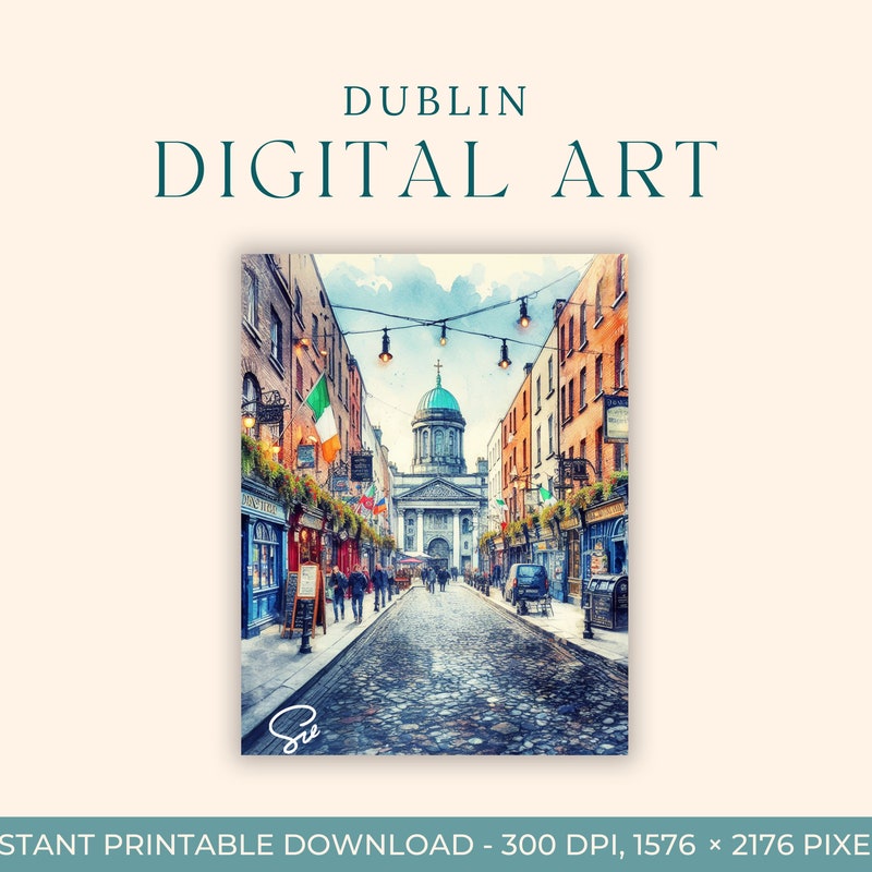Dublin Painting - Etsy
