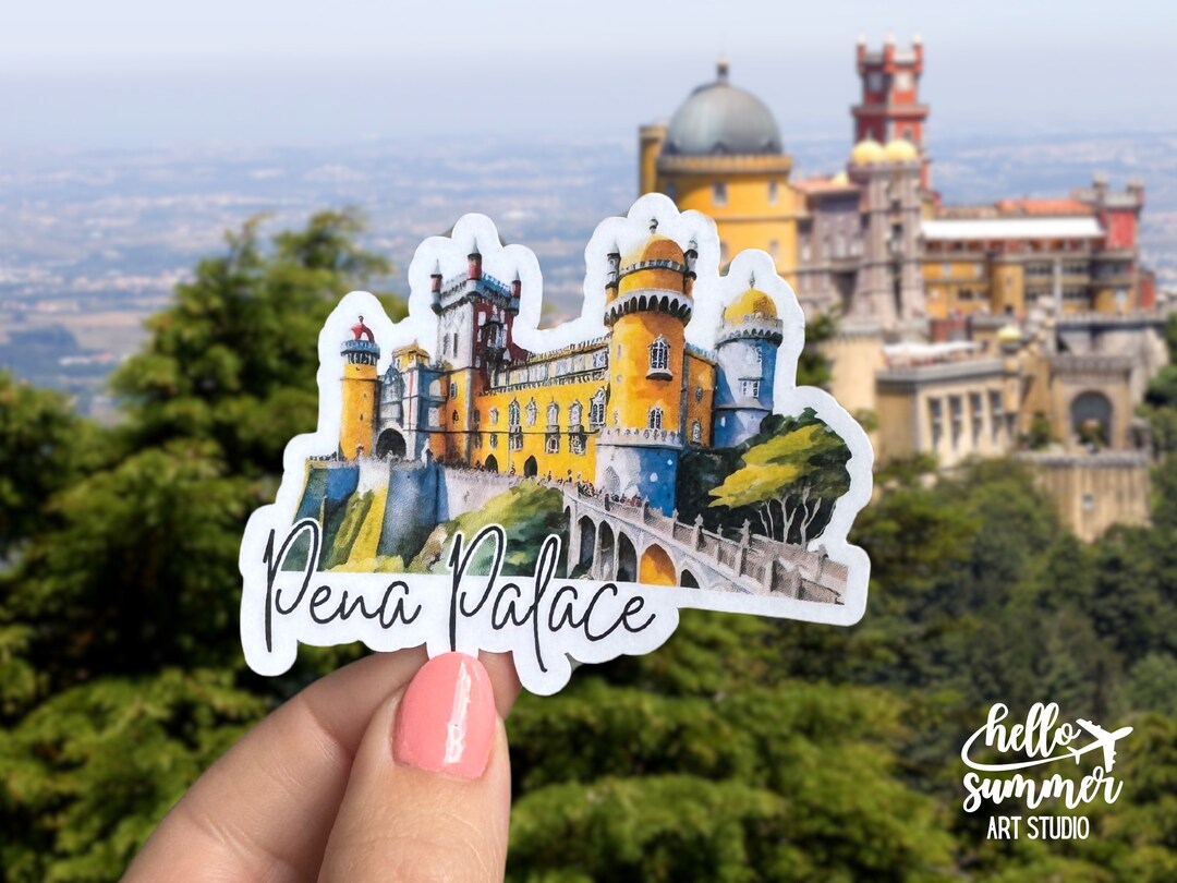Pena Palace Sticker - Portugal Sticker, Lisbon Sticker, Travel Sticker ...