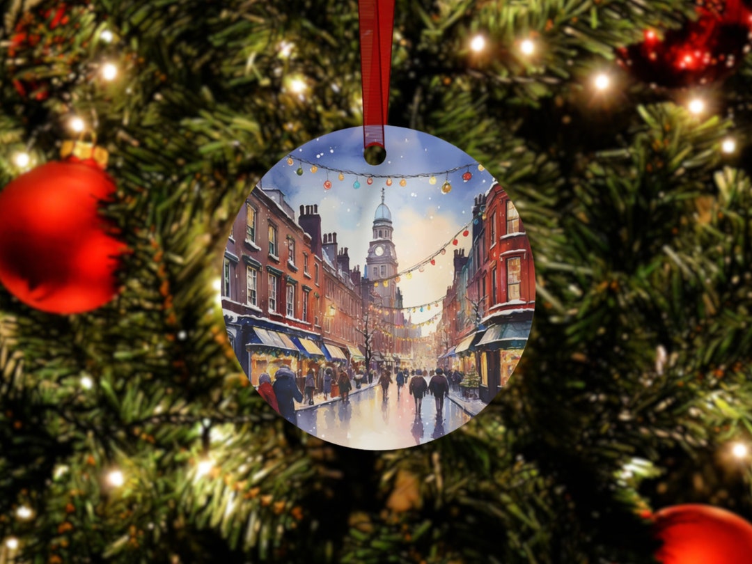 Dublin Christmas Ornament - Ireland, Dublin Ornament, Europe Tree ...