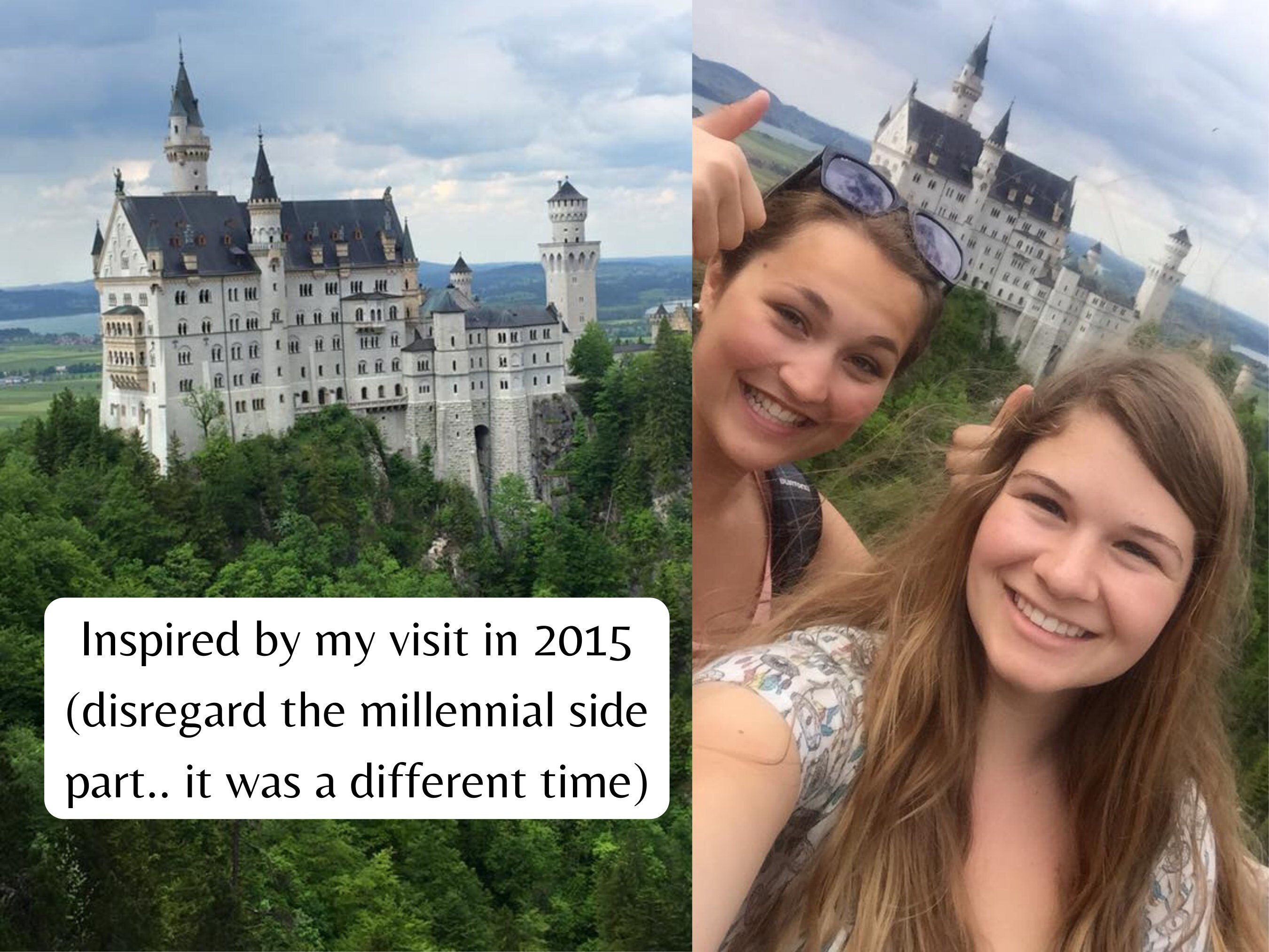 Neuschwanstein Castle Watercolor Greeting Cards, 5 X 7 Greeting Card ...