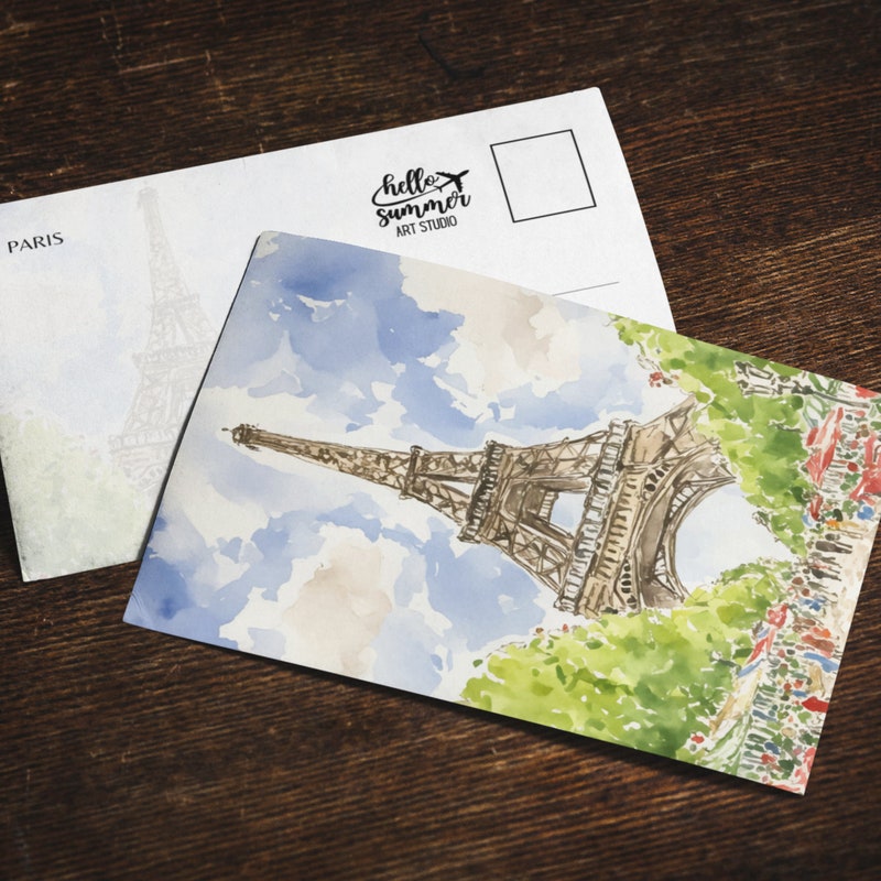Paris Postcards - Etsy