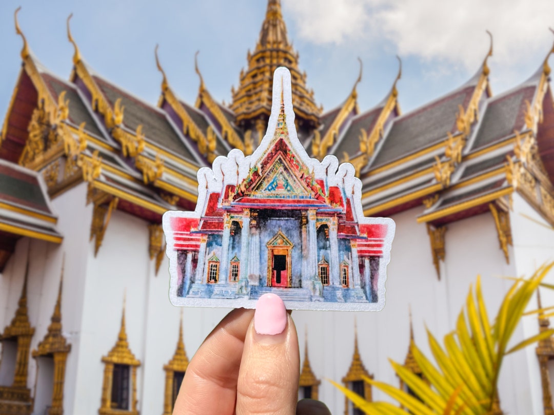 Thai Royal Palace Sticker - Thailand Sticker, Bangkok Sticker, Asia ...