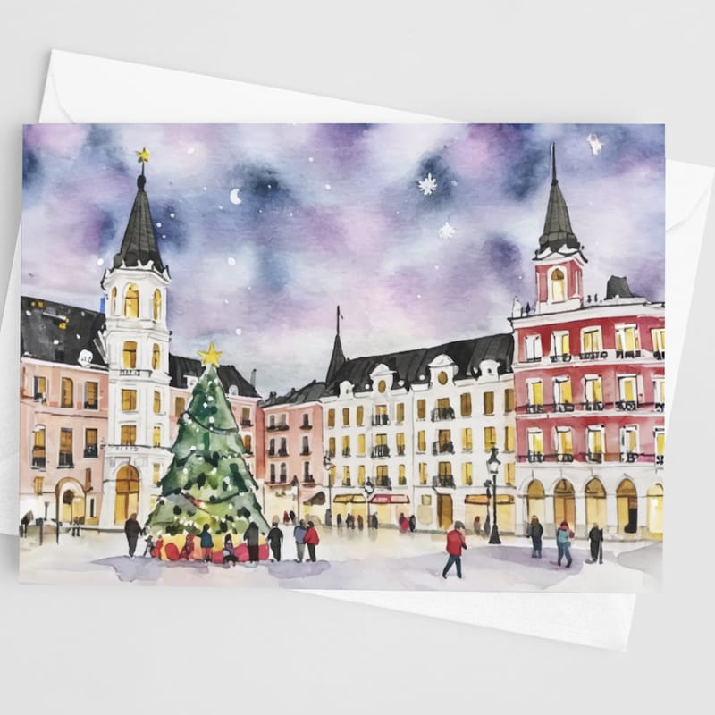 Spanish Holiday Card - Etsy