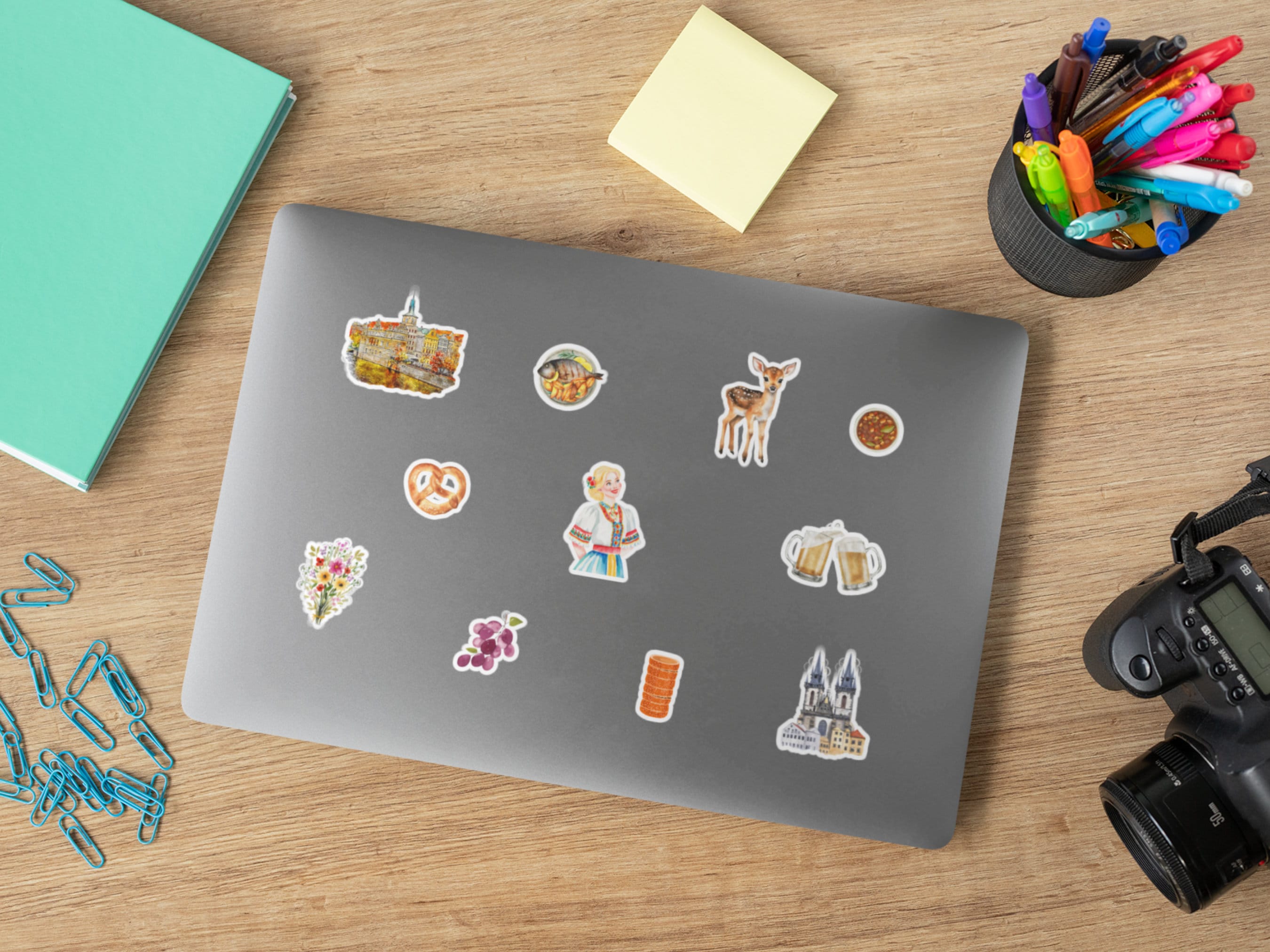 Party in Prague Sticker Sheet - Planner Stickers, Scrap Book Stickers ...