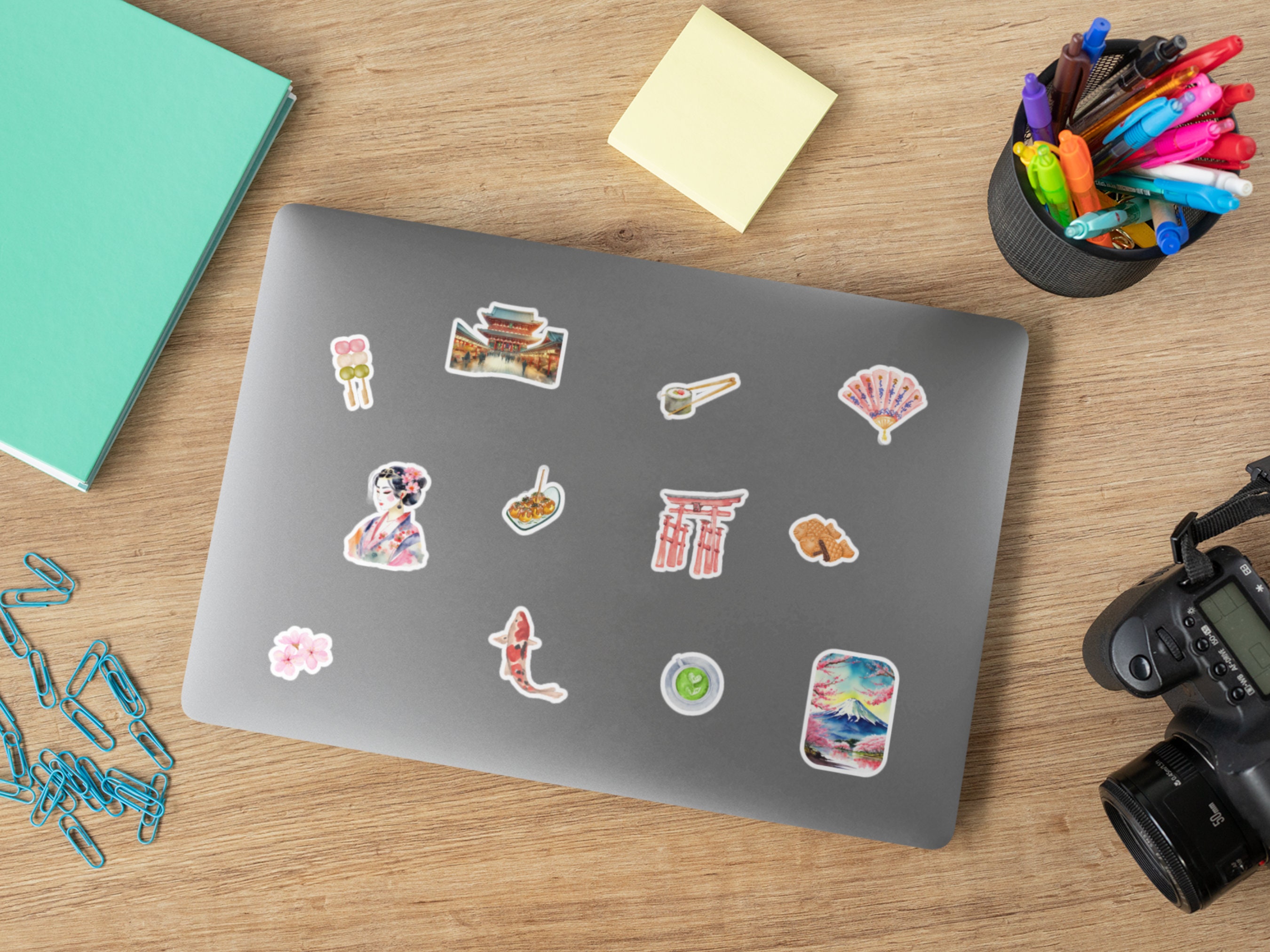 Journey Through Japan Sticker Sheet Planner Stickers, Scrap Book ...