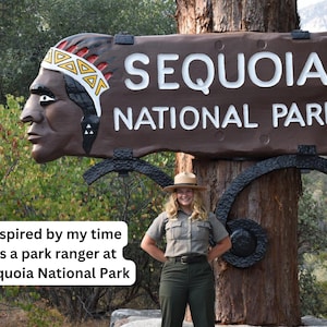 Sequoia Watercolor Art Print - National Park Gifts, General Sherman ...