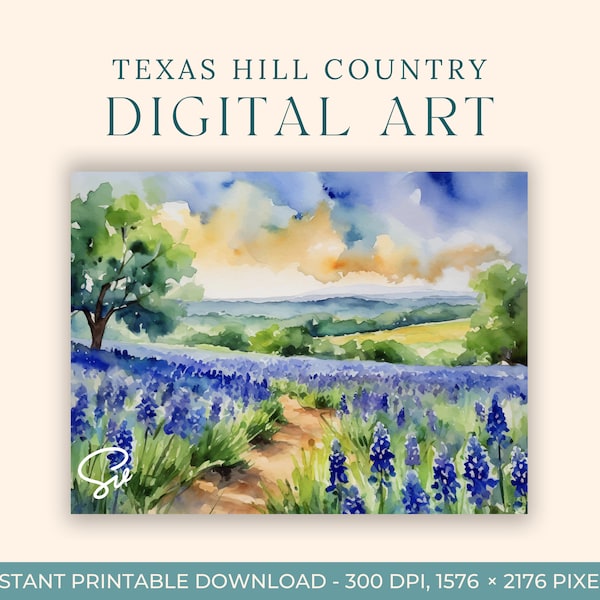 Texas Hill Country - Etsy