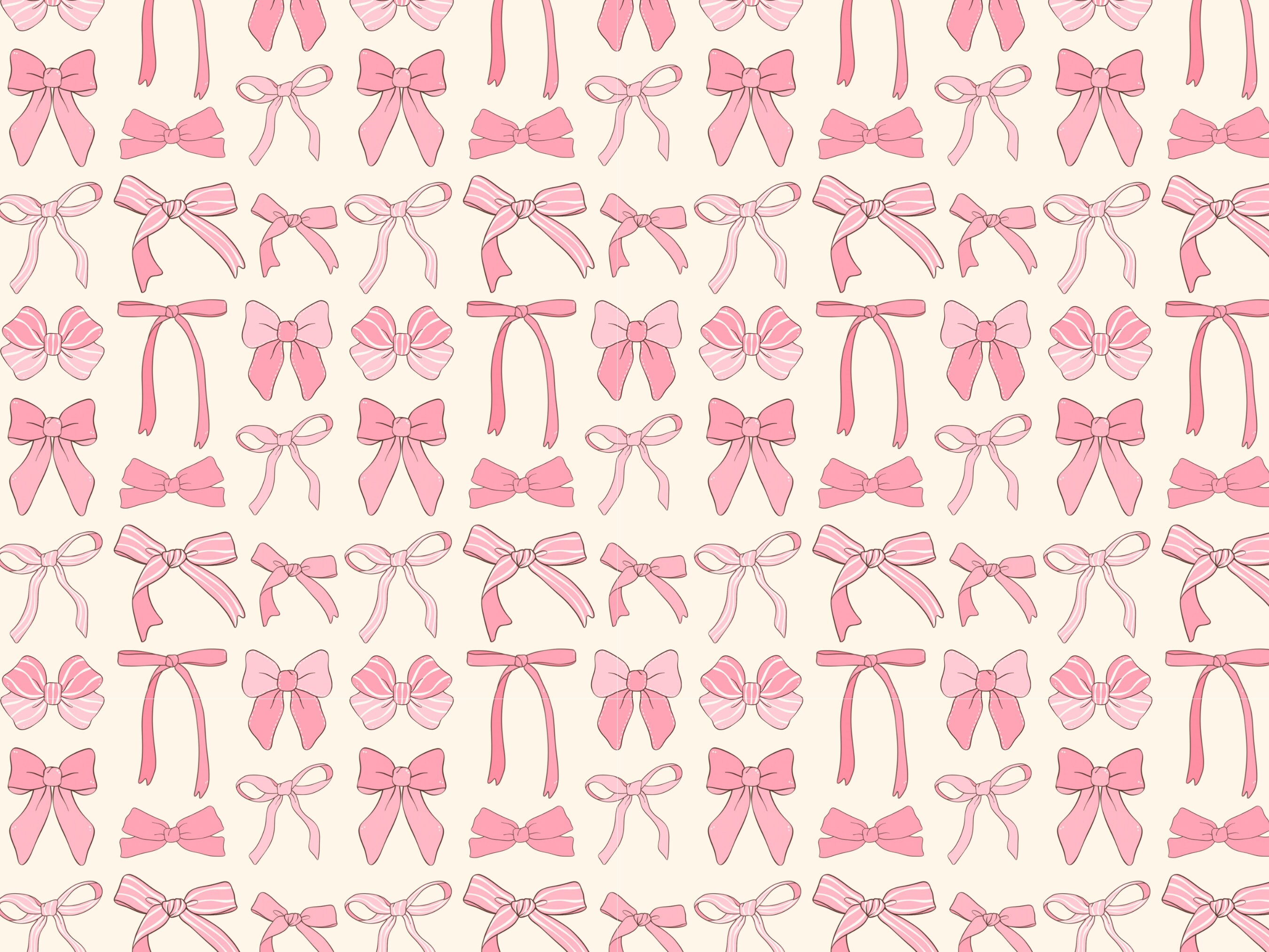Ribbon Bow Pattern DIGITAL ART France, Seamless Pattern, Pattern Tiles ...