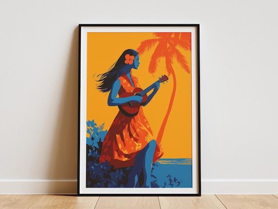 Hula Vintage Hawaiian Art