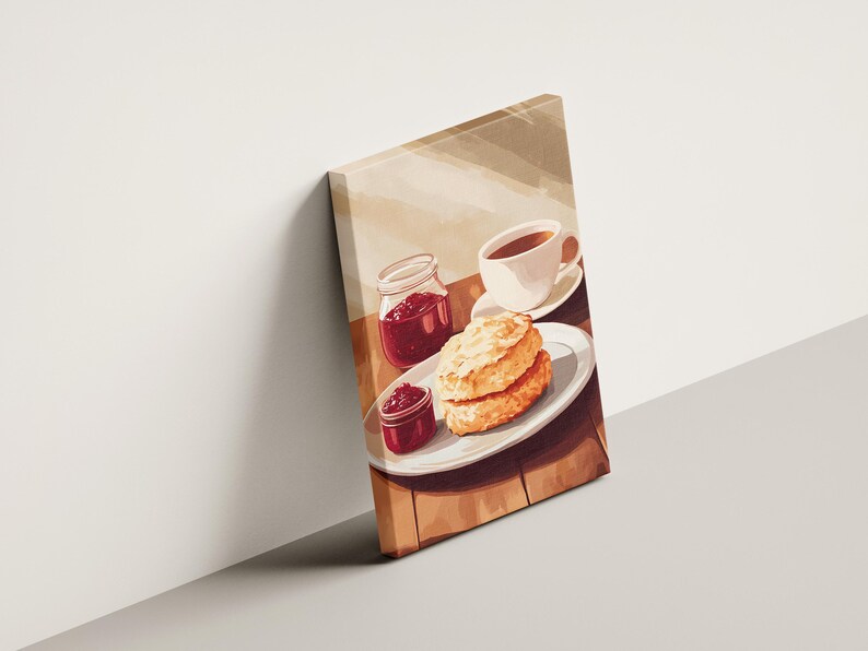Cream Tea Posterafternoon Tea Party Printscone and Jamtea Time ...