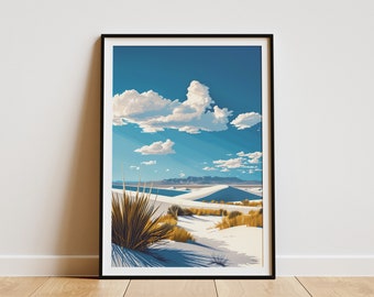 White Sands National Park Poster - Etsy