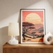 Kenya Great Rift Valley Sunset Landscape Poster Print African Safari ...