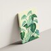 Minimalist Plant Poster Green Leaf Art Print Botanical Wall Decor Home ...
