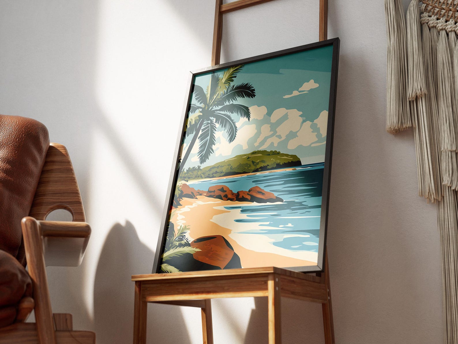 Vavau Tonga Island Beach Poster Tropical Ocean Print Summer Vacation ...