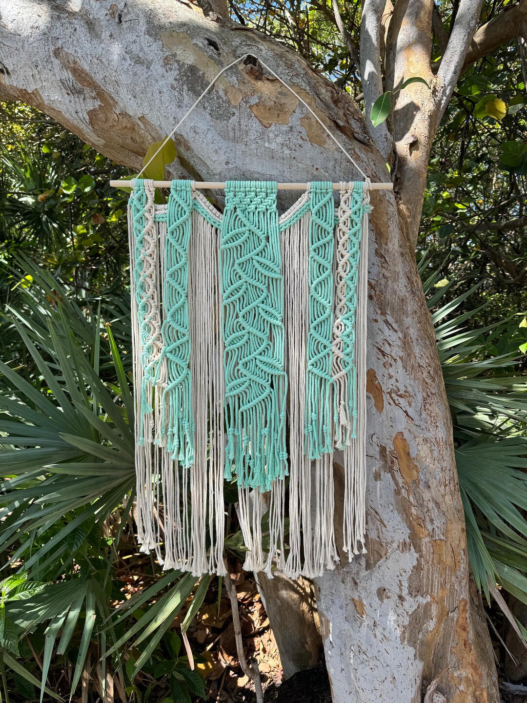 Macrame Wall Hanging, Weave Wall Hanging, Boho Style Interior, Over the ...