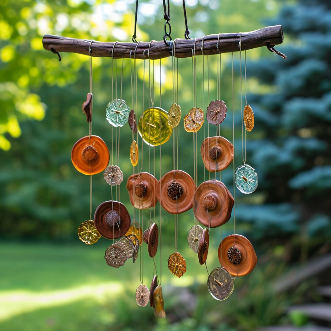The Design of a Handmade Wind Chime Can Vary Greatly - Etsy