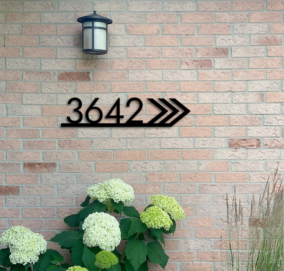 Arrow Sign | Address Sign Arrow | House Number Arrow | Directional Sign ...