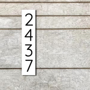 House Numbers for Outside | Address Sign Available in Vertical and ...