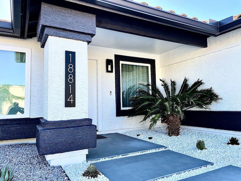 House Numbers | METAL Number Address Sign | House Number for Outdoor ...