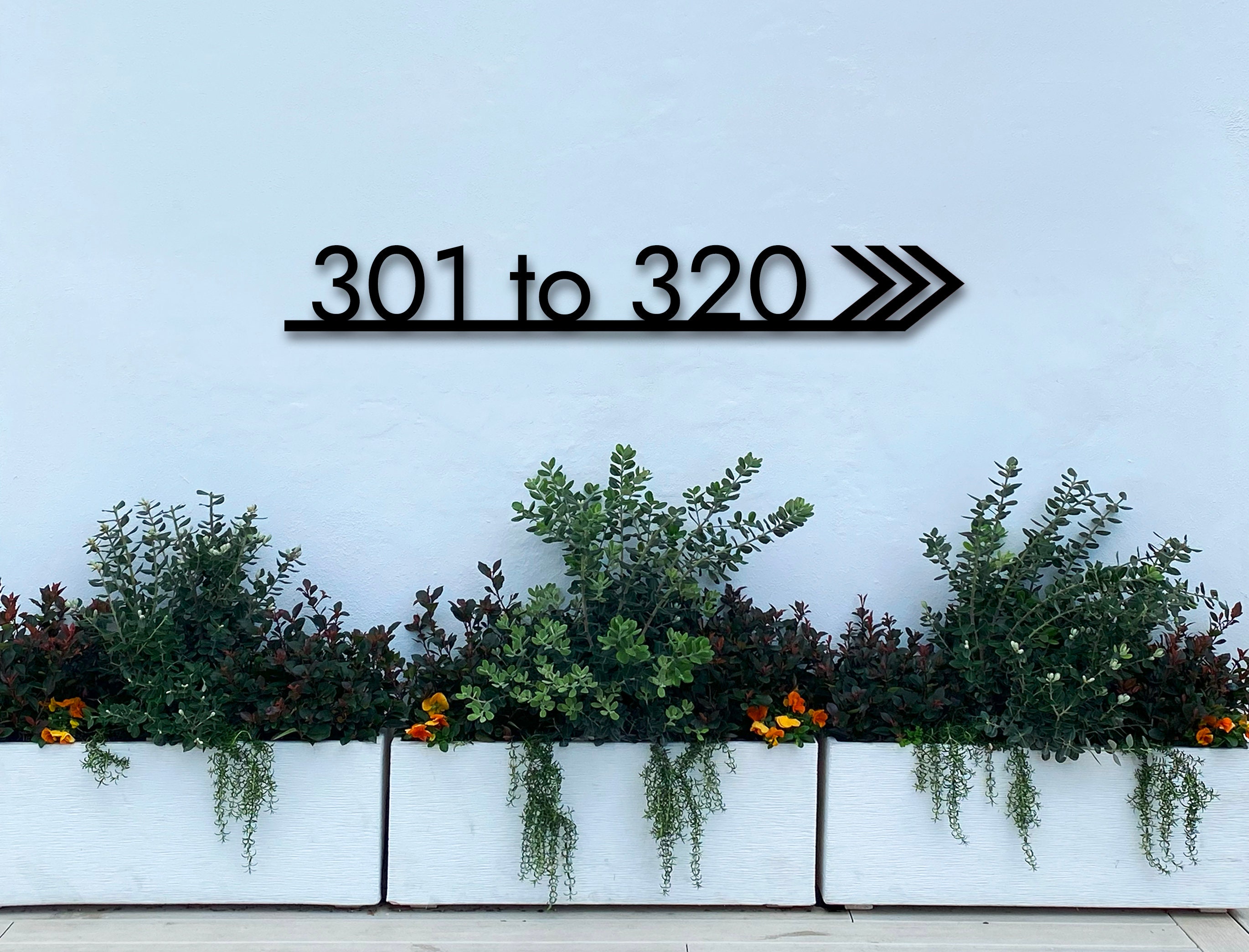 Arrow Sign Address Sign Arrow House Number Arrow Directional Sign Metal ...