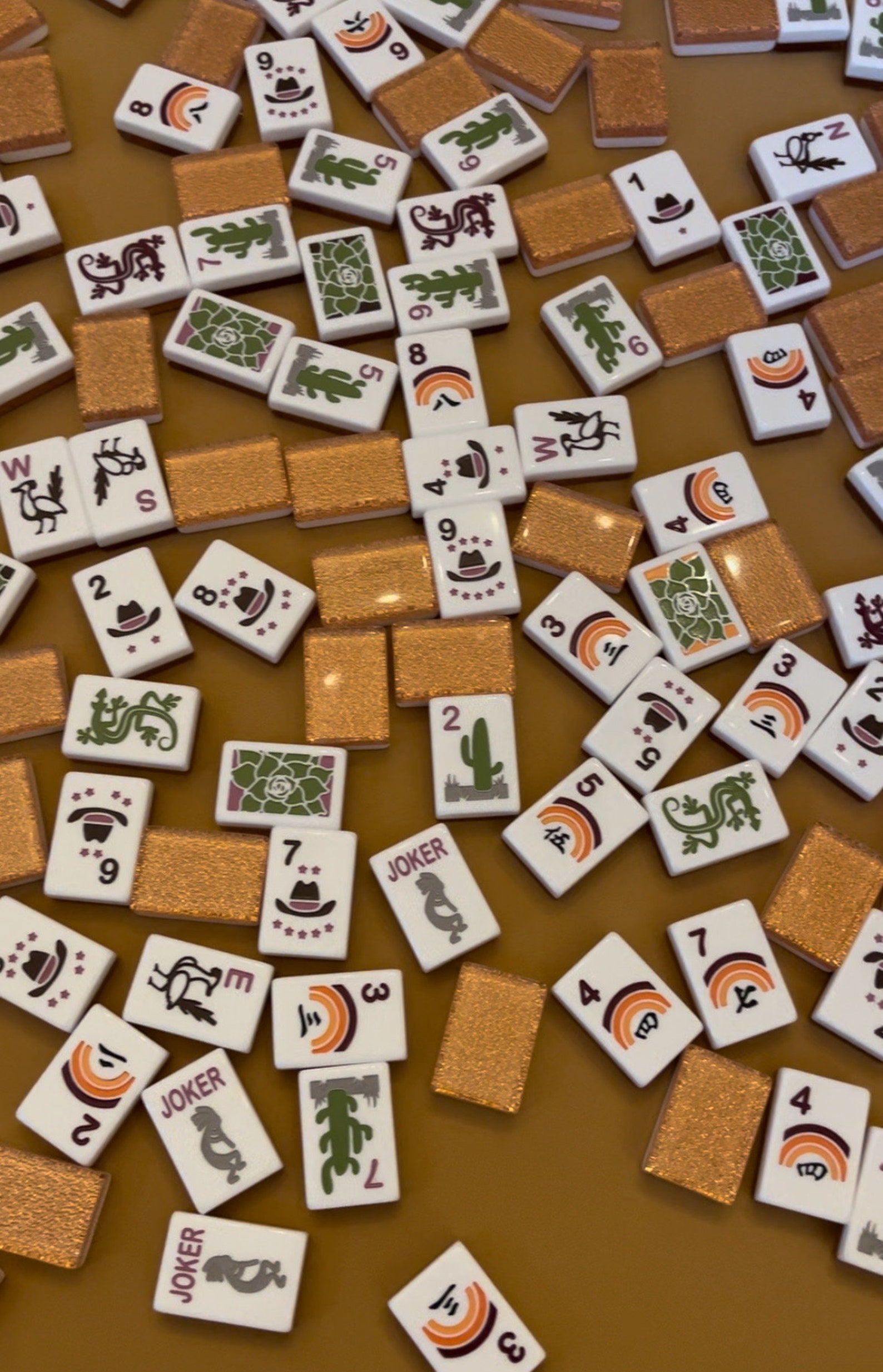 Western Themed Mahjong Set - Luxe Mahjong - Etsy