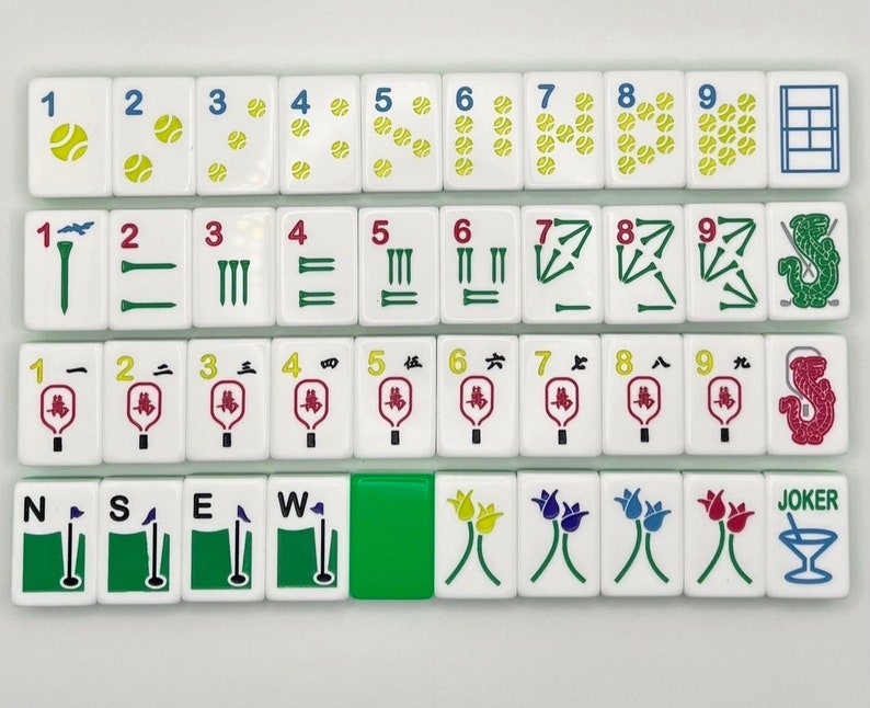 Country Club Mahjong Set - Luxe Mahjong - Etsy