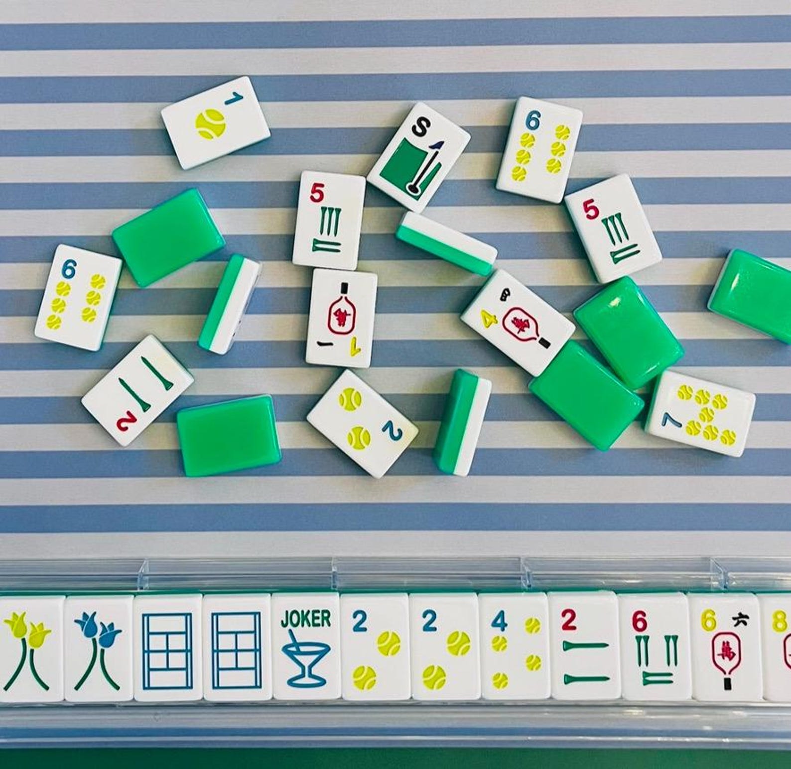 Country Club Mahjong Set - Luxe Mahjong - Etsy