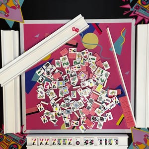 I Love the 80s Mahjong Set - Luxe Mahjong - Etsy