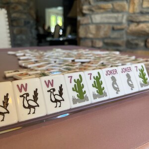 Western Themed Mahjong Set - Luxe Mahjong - Etsy