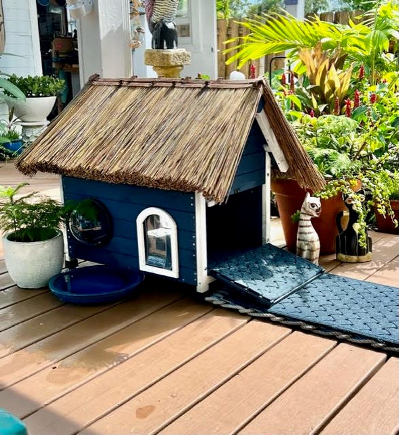 African Cape Reed Thatch Palapa/tiki Hut Roofing Panel/shingle W/clips ...