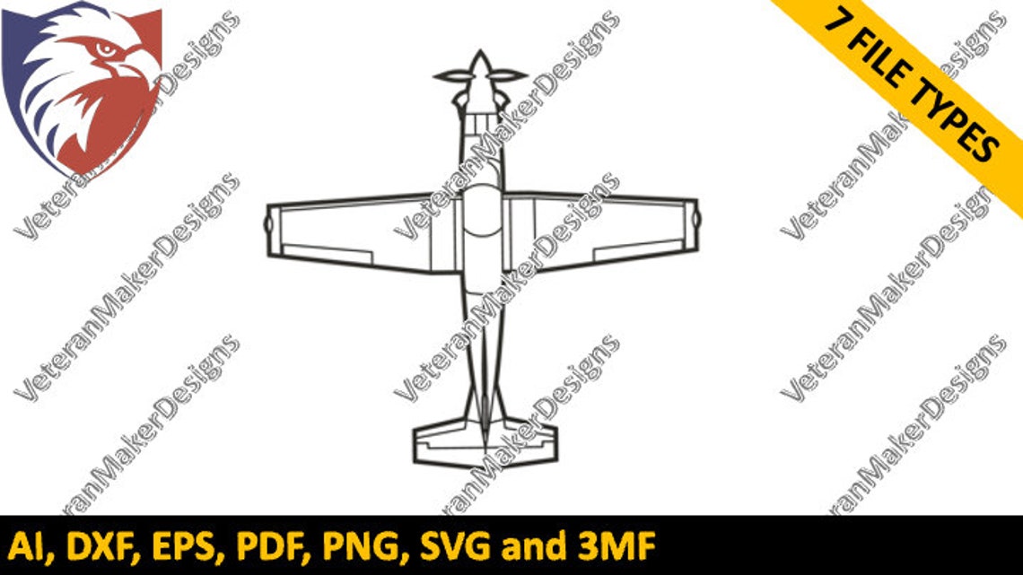 T-6 Texan - Blueprint Silhouettes - Etsy
