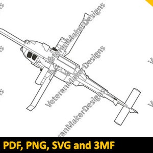 MH-60 - Blueprint Silhouettes - Etsy