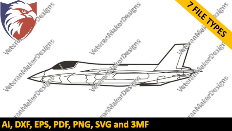 F-35 Lightning II - Blueprint Silhouettes - Etsy