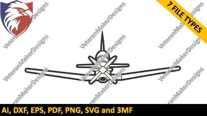 T-6 Texan - Blueprint Silhouettes - Etsy