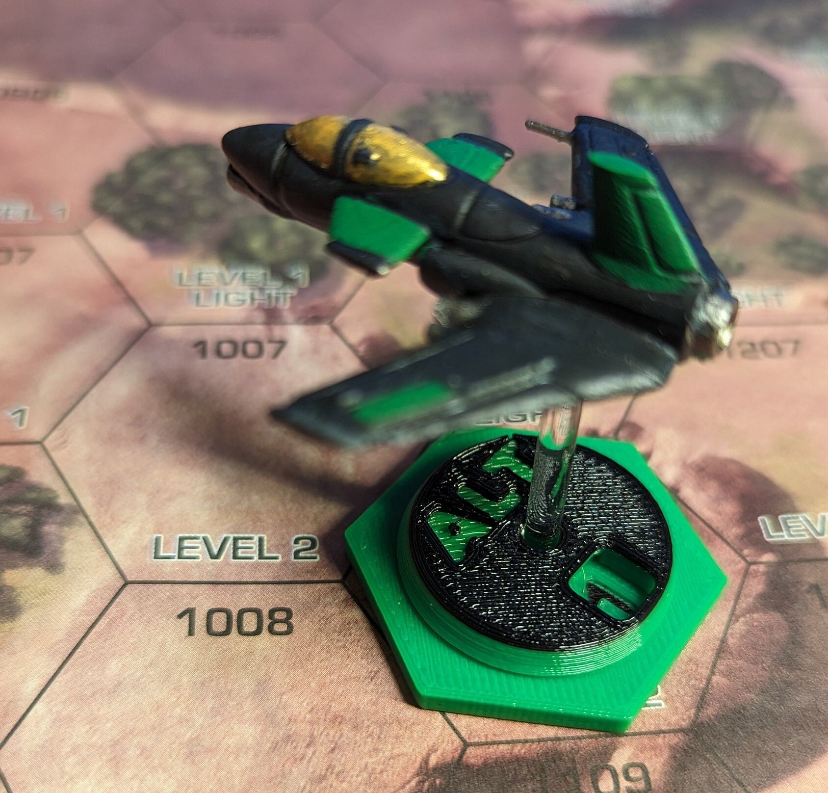 Battletech Aerospace & VTOL Elevation Dial Hex Base 4 Pack - Etsy