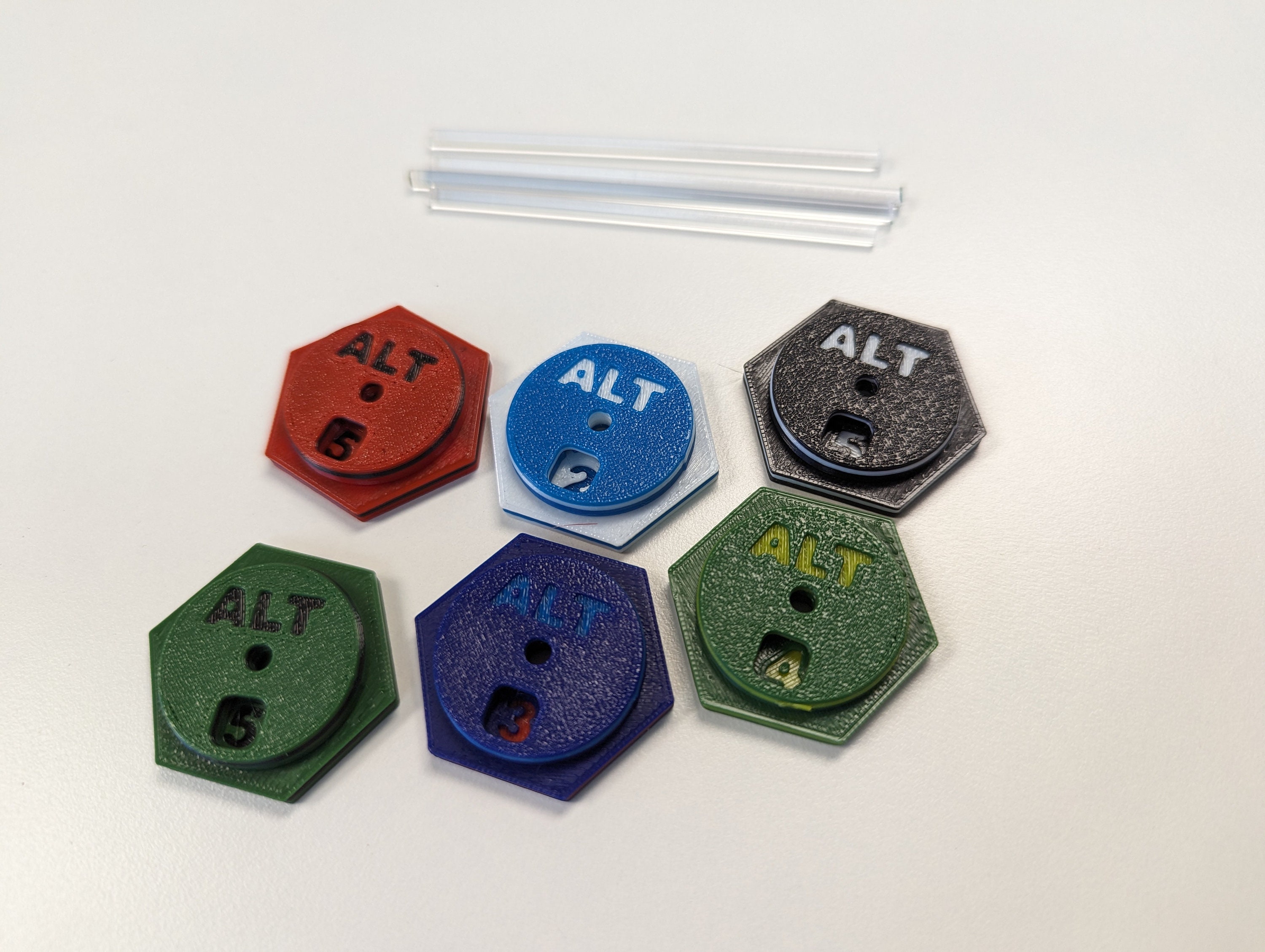 Battletech Aerospace & VTOL Elevation Dial Hex Base 4 Pack - Etsy