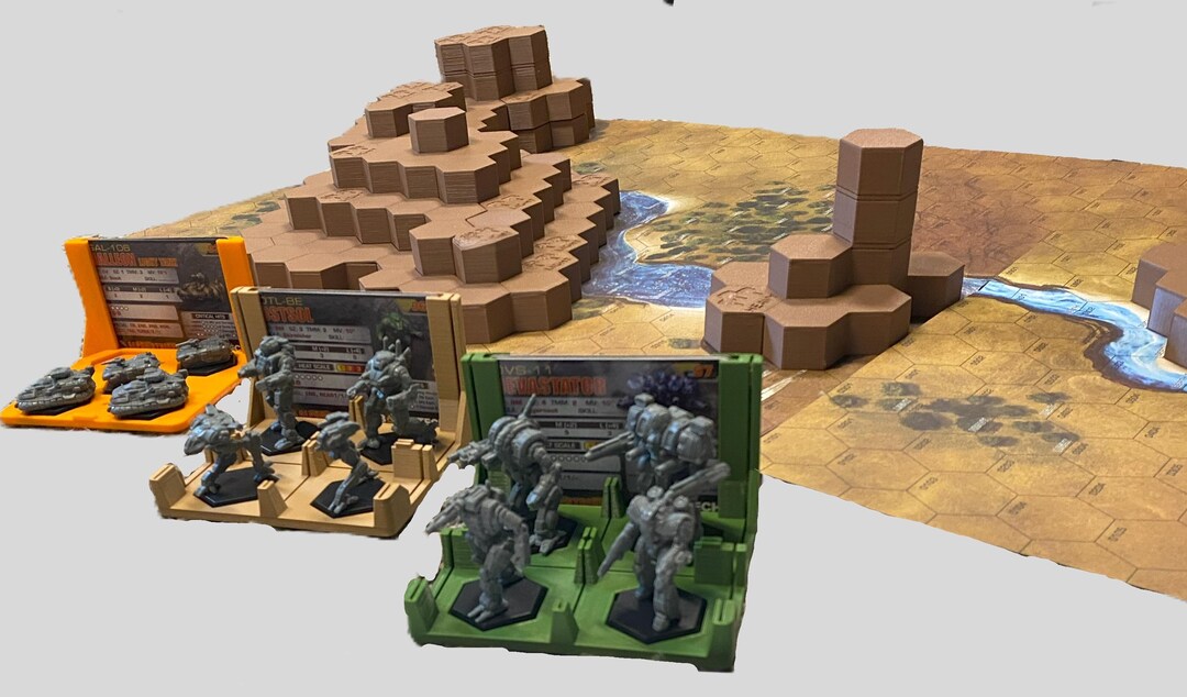Combo Pack Mercenaries Box Omni-terrain & Mecha Trays - Etsy