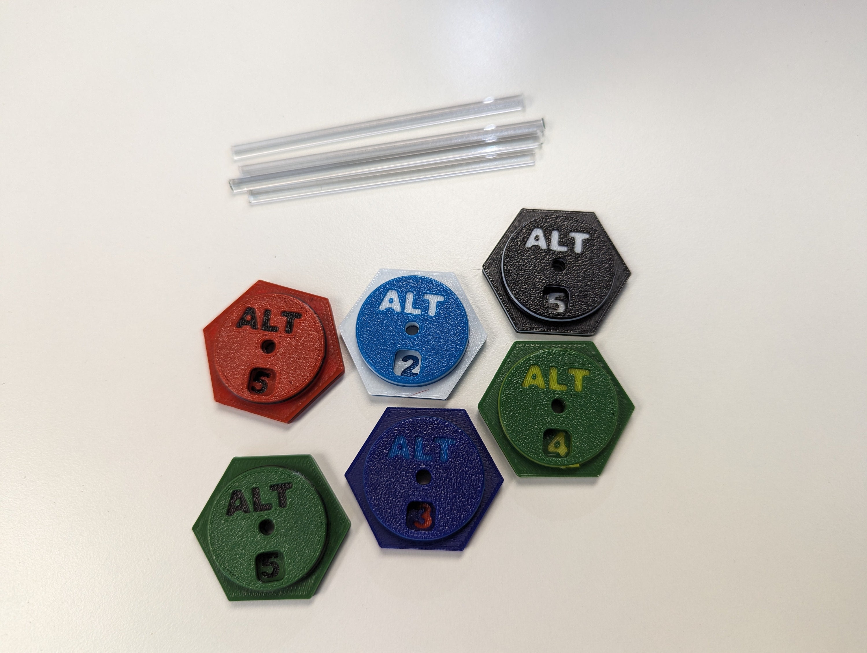 Battletech Aerospace & VTOL Elevation Dial Hex Base 4 Pack - Etsy