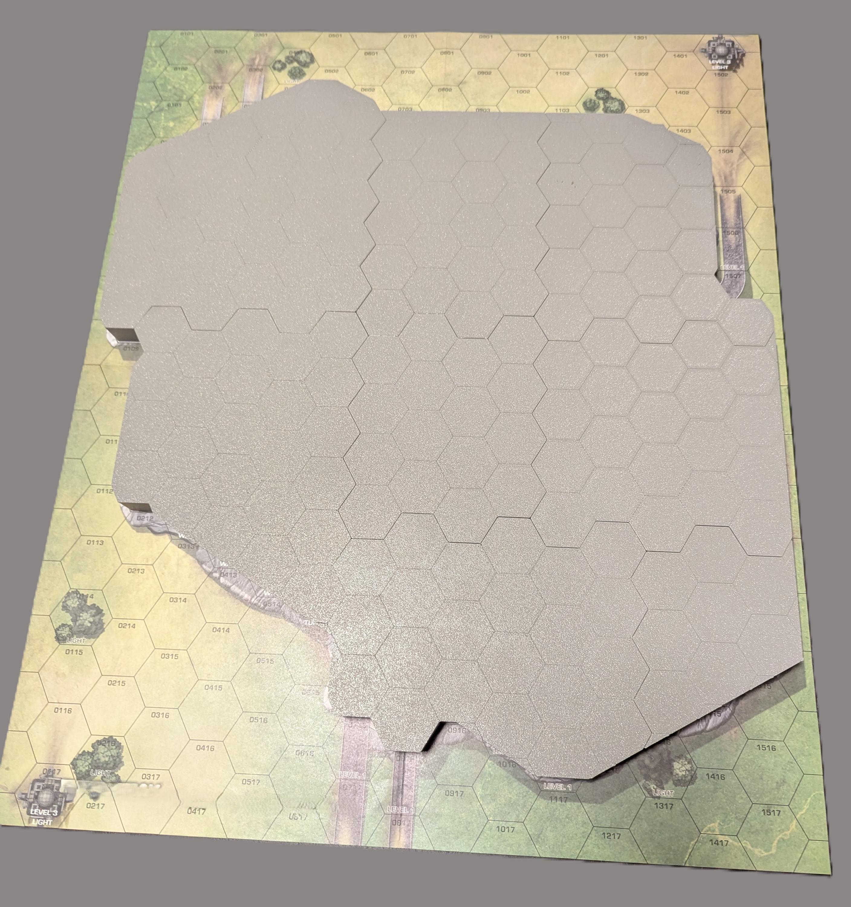 STL Lunar & Grassland B Battlemat Battlehex Terrain Tops *digital* - Etsy
