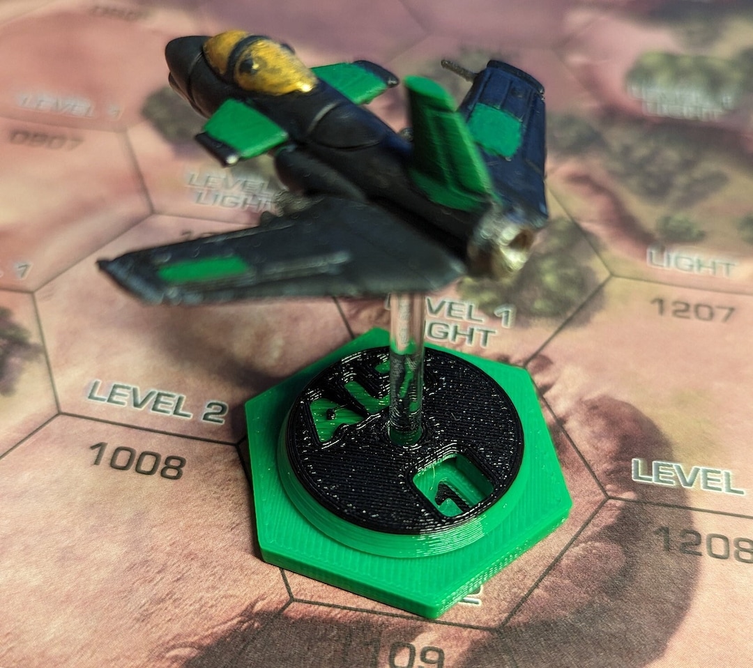 Battletech Aerospace & VTOL Elevation Dial Hex Base digital File - Etsy