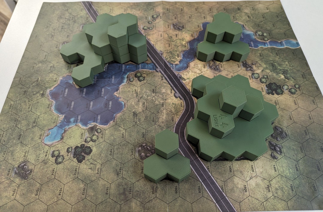 Battletech Desert 2/grassland 2 Modular Terrain Kit Level 1-A - Etsy