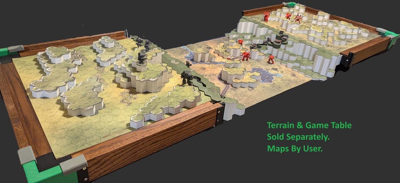 Omni-terrain Map Riser & Extensions - Beta Version - Etsy