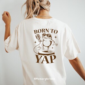 Born to Yap, Png Svg File, Cute Trendy Funny Sarcastic Vintage Retro ...