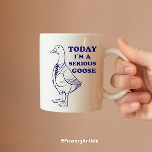 I'm A Serious Goose Today Svg Png Shirt, Sarcastic Vintage Trendy Cute ...