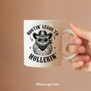 Hootin' Leads to Hollerin, PNG SVG Files, Trendy Vintage Western Cowboy ...