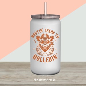 Hootin' Leads to Hollerin, PNG SVG Files, Trendy Vintage Western Cowboy ...