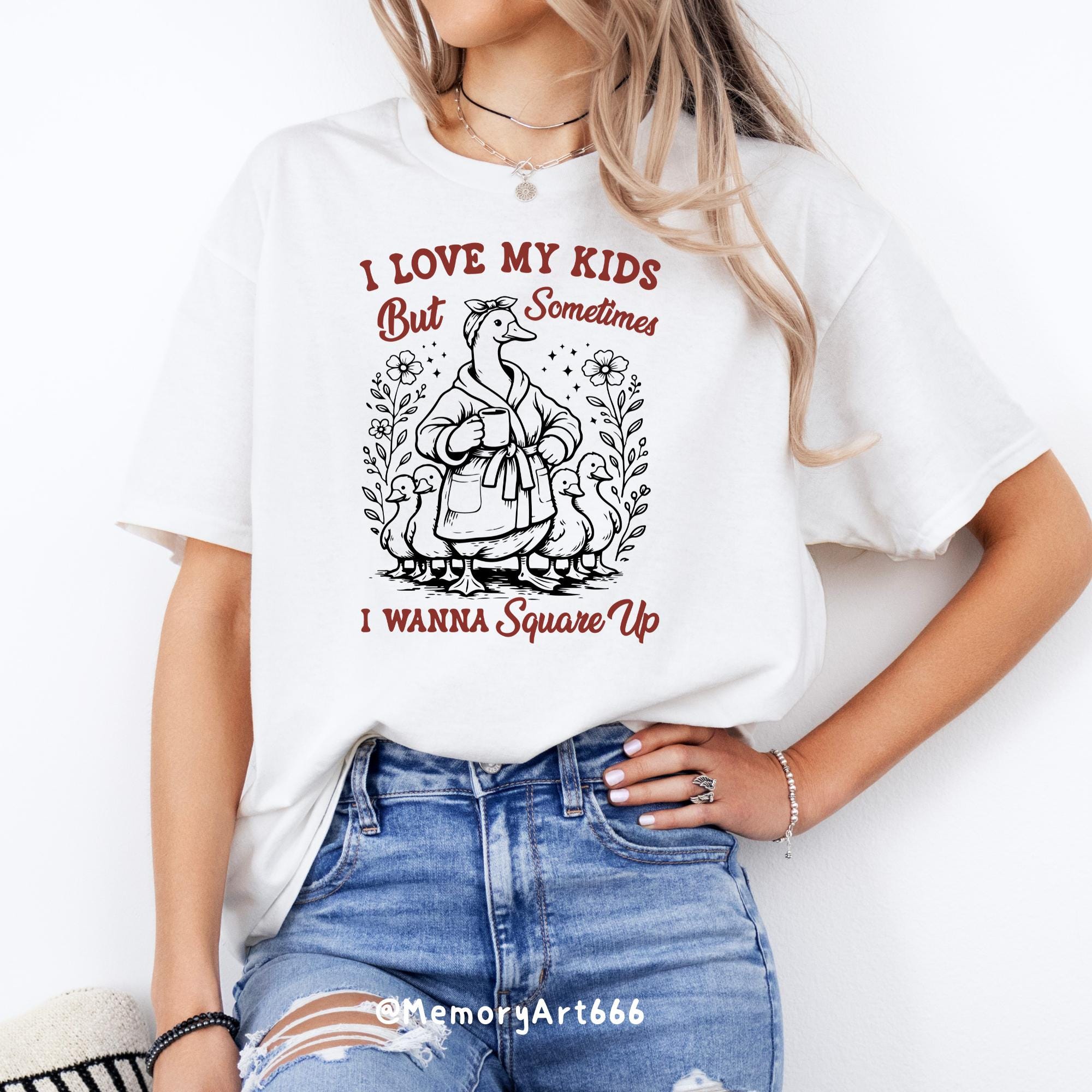 Funny Silly Mama Goose SVG PNG, Sassy Sarcastic Mom Life Humor Shirt ...